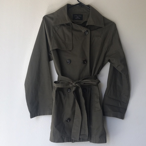 Love Tree | Jackets & Coats | Love Tree Lightweight Belted Trench ...